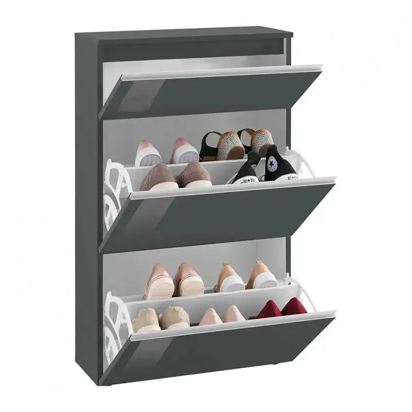 Scarpiera Moderna MAGIC: 2 Ante Battente e 1 Antina — Hobby Shop Solution